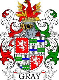 Gray Family Crest, Coat of Arms and Name History