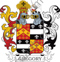 Gregory Family Crest, Coat of Arms and Name History
