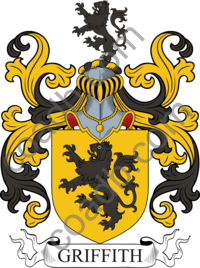 Griffith Family Crest, Coat of Arms and Name History
