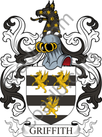 Griffith Family Crest, Coat of Arms and Name History