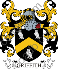 Griffith Family Crest, Coat of Arms and Name History