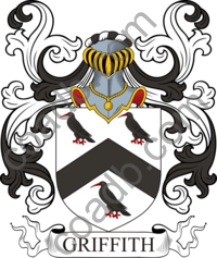 Griffith Family Crest, Coat of Arms and Name History