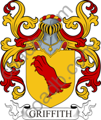 Griffith Family Crest, Coat of Arms and Name History