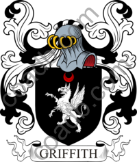 Griffith Family Crest, Coat of Arms and Name History