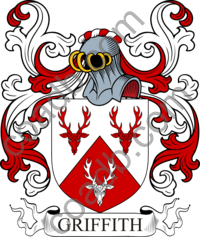 Griffith Family Crest, Coat of Arms and Name History