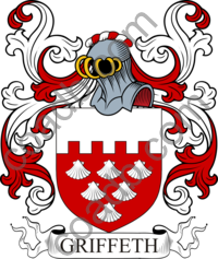 Griffith Family Crest, Coat of Arms and Name History