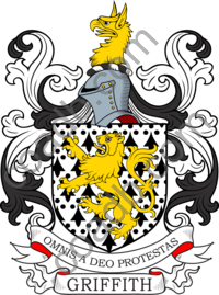 Griffith Family Crest, Coat of Arms and Name History