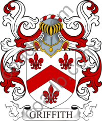 Griffith Family Crest, Coat of Arms and Name History