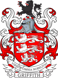 Griffith Family Crest, Coat of Arms and Name History