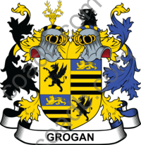 Grogan Family Crest, Coat of Arms and Name History