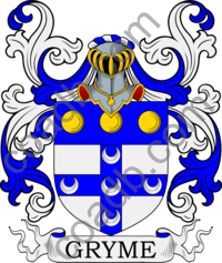 Gryme Family Crest, Coat of Arms and Name History
