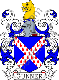 Gunner Family Crest, Coat of Arms and Name History