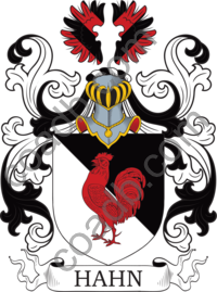 Hahn Family Crest, Coat of Arms and Name History