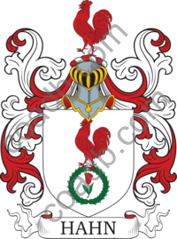 Hahn Family Crest, Coat of Arms and Name History