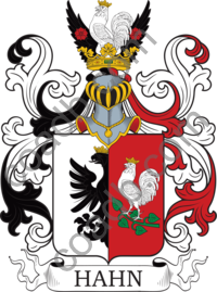 Hahn Family Crest, Coat of Arms and Name History