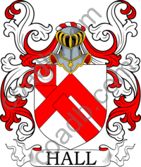 Hall Family Crest, Coat of Arms and Name History