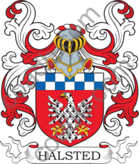 Halsted Family Crest, Coat of Arms and Name History