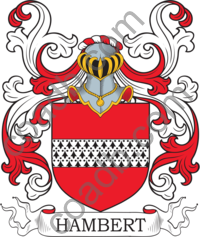 Hambert Family Crest, Coat of Arms and Name History