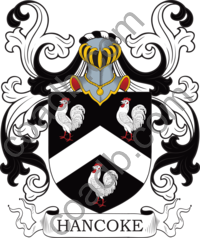 Hancock Family Crest, Coat of Arms and Name History