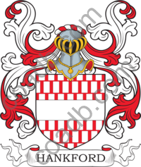 Hankford Family Crest, Coat of Arms and Name History