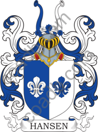Hansen Family Crest, Coat of Arms and Name History