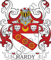 Hardy Family Crest, Coat of Arms and Name History