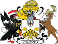 Harris Family Crest, Coat of Arms and Name History