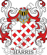 Harris Family Crest, Coat of Arms and Name History