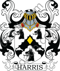 Harris Family Crest, Coat of Arms and Name History