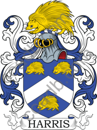 Harris Family Crest, Coat of Arms and Name History