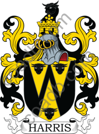 Harris Family Crest, Coat of Arms and Name History