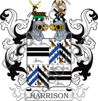 Harrison Family Crest, Coat of Arms and Name History