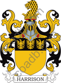 Harrison Family Crest, Coat of Arms and Name History