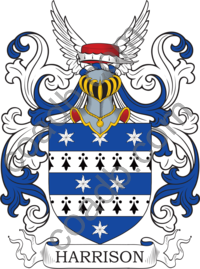 Harrison Family Crest, Coat of Arms and Name History