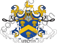 Hatton Family Crest, Coat of Arms and Name History