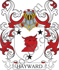 Hayward Family Crest, Coat of Arms and Name History