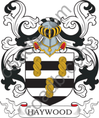 Haywood Family Crest, Coat of Arms and Name History