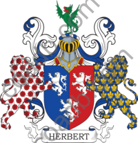 Herbert Family Crest, Coat of Arms and Name History