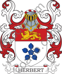 Herbert Family Crest, Coat of Arms and Name History