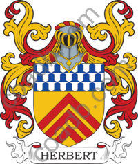 Herbert Family Crest, Coat of Arms and Name History