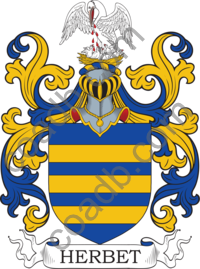 Herbert Family Crest, Coat of Arms and Name History