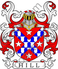 Hill Family Crest, Coat of Arms and Name History