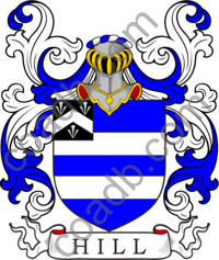 Hill Family Crest, Coat of Arms and Name History