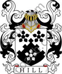 Hill Family Crest, Coat of Arms and Name History