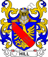 Hill Family Crest, Coat of Arms and Name History