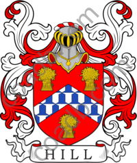 Hill Family Crest, Coat of Arms and Name History