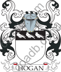 Hogan Family Crest, Coat of Arms and Name History
