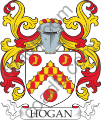 Hogan Family Crest, Coat of Arms and Name History