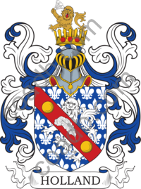 Holland Family Crest, Coat of Arms and Name History