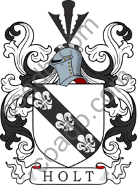 Holt Family Crest, Coat of Arms and Name History